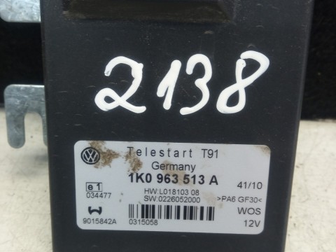 Parduota.com - 1K0963513A 9015842A TELESTART T91 WEBASTO ECU for VW